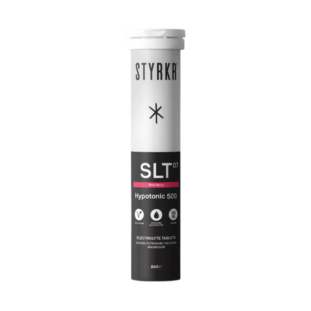 STRYKR SLT07 Hydration Tablets Mild Berry 500MG – Progress Running Club