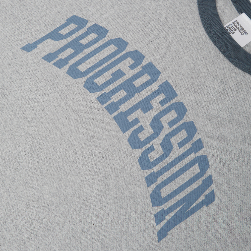 Progress Running Club 'Progression' Logo T-Shirt In Grey